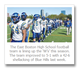 The East Boston High School Jets football team seems to be unstoppable ...